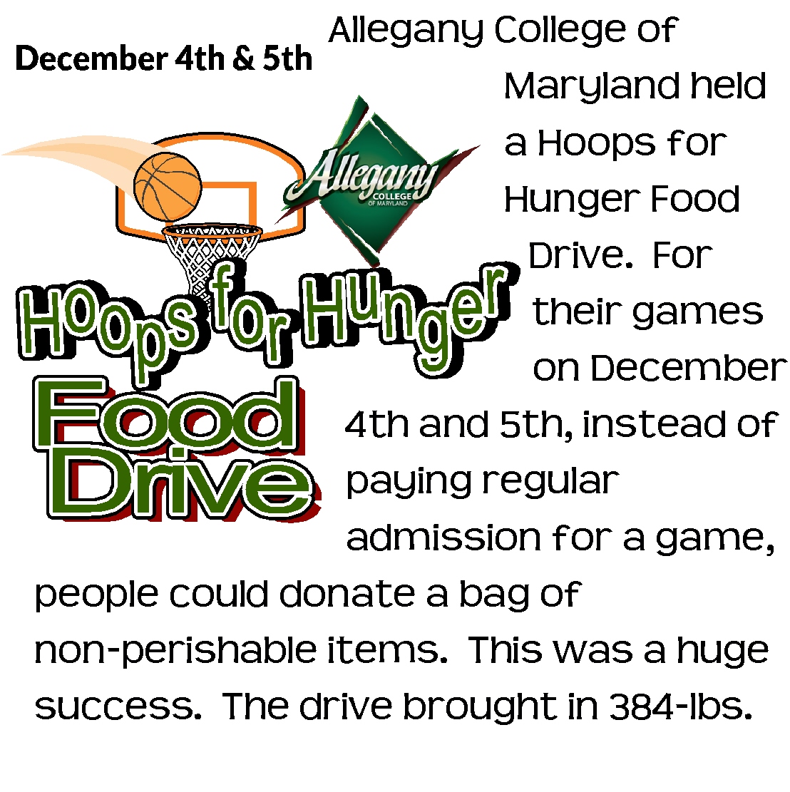 Hoops | Western Maryland Food Bank